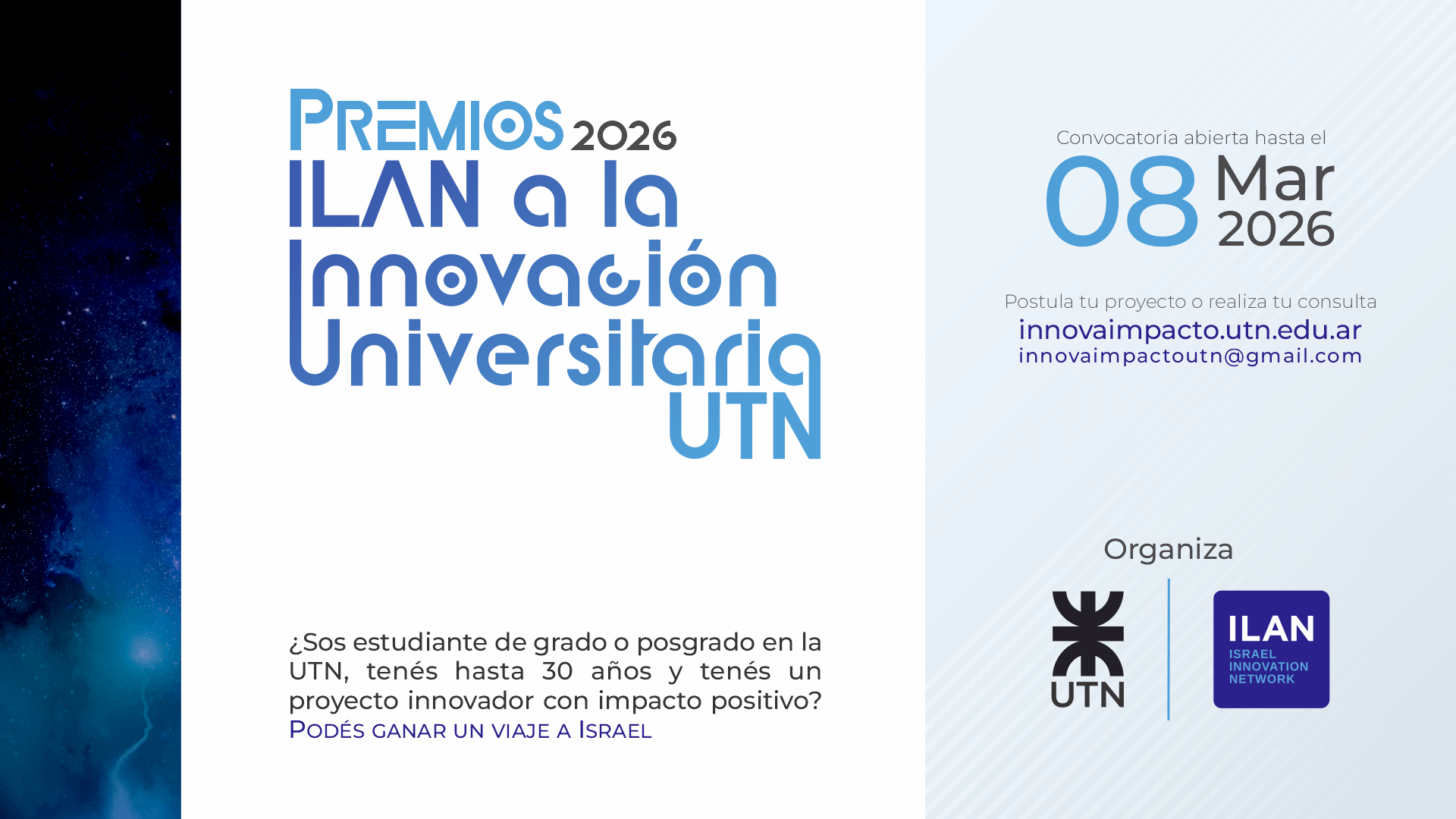 Premios ILAN a la Innovación Universitaria UTN 2026